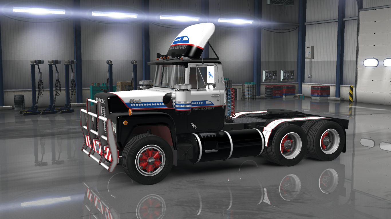 Скачать ATS "Company Skins For Mack R Series." - Геймплей