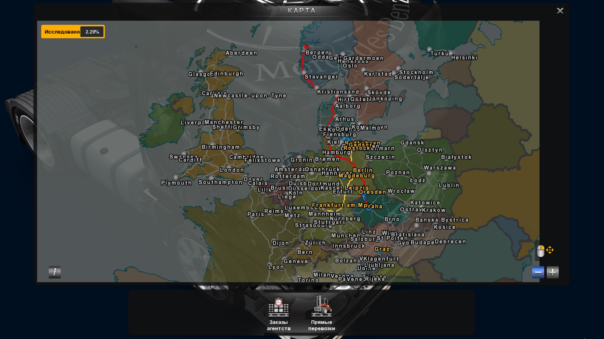 Скачать Ets 2 Физическая и политическая карта Европы для аддонов Tsm