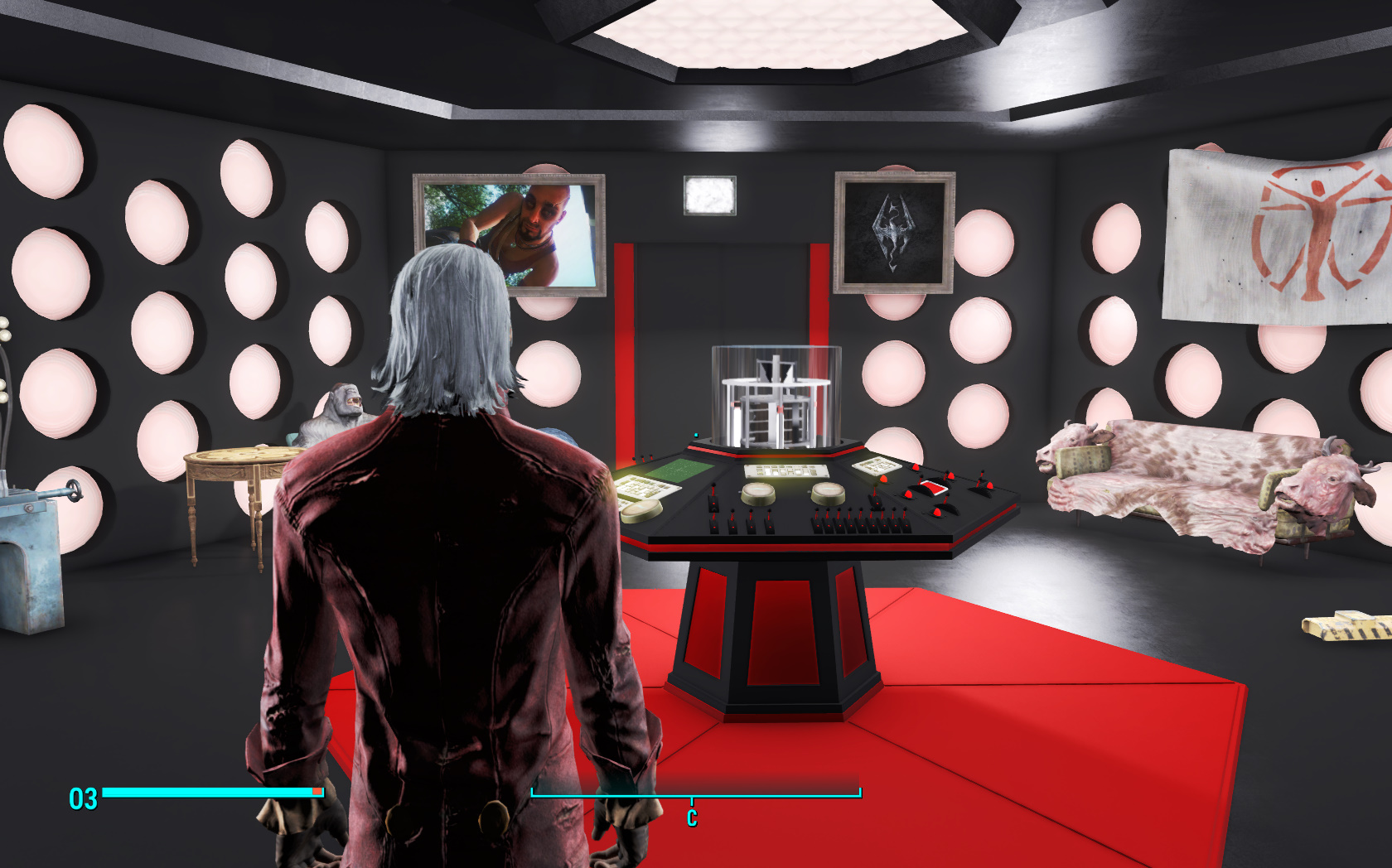 Скачать Fallout 4 "TARDIS BLACK AND RED" - Геймплей