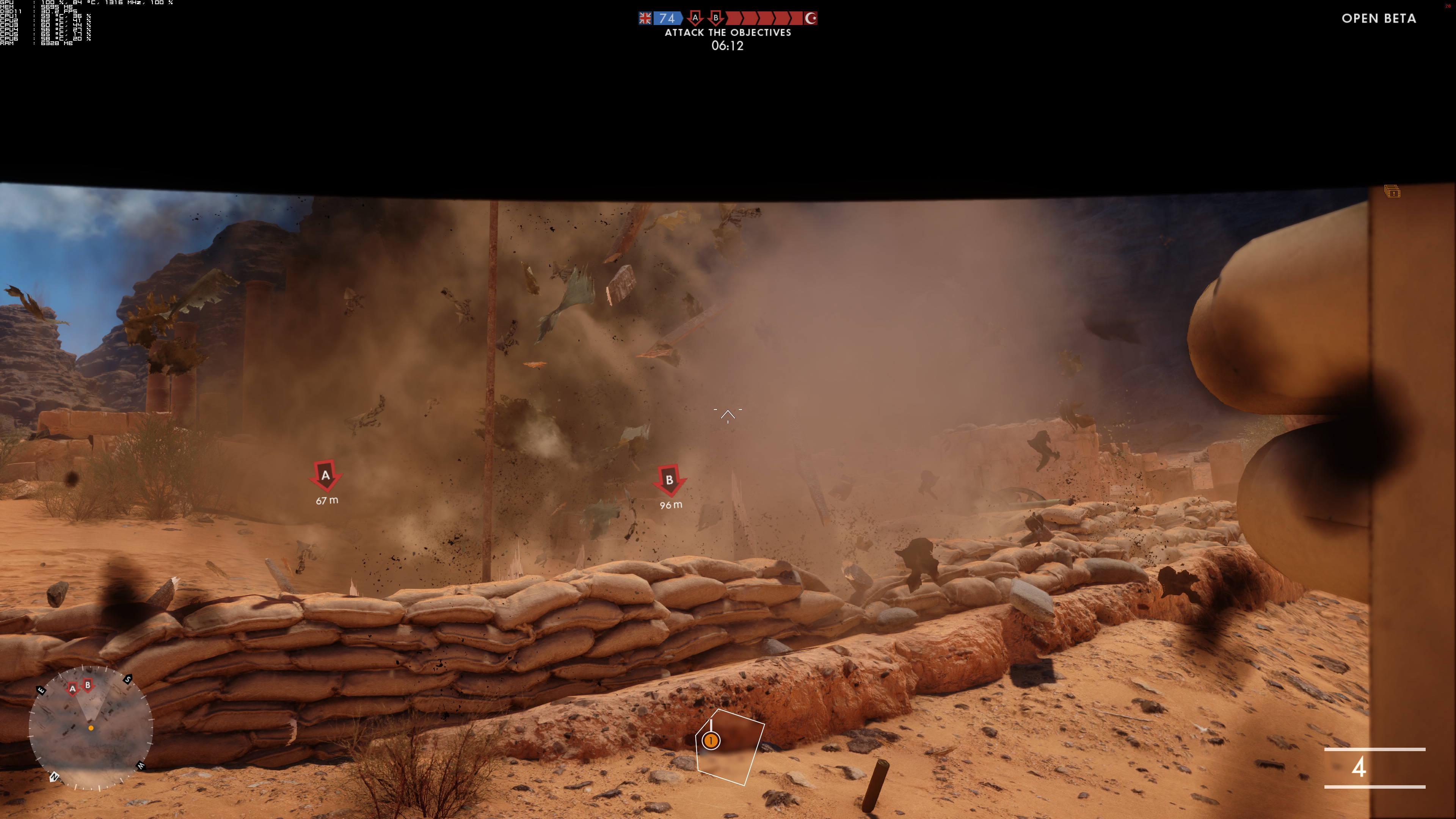 Скриншоты бета-версии Battlefield 1 в разрешении 4K