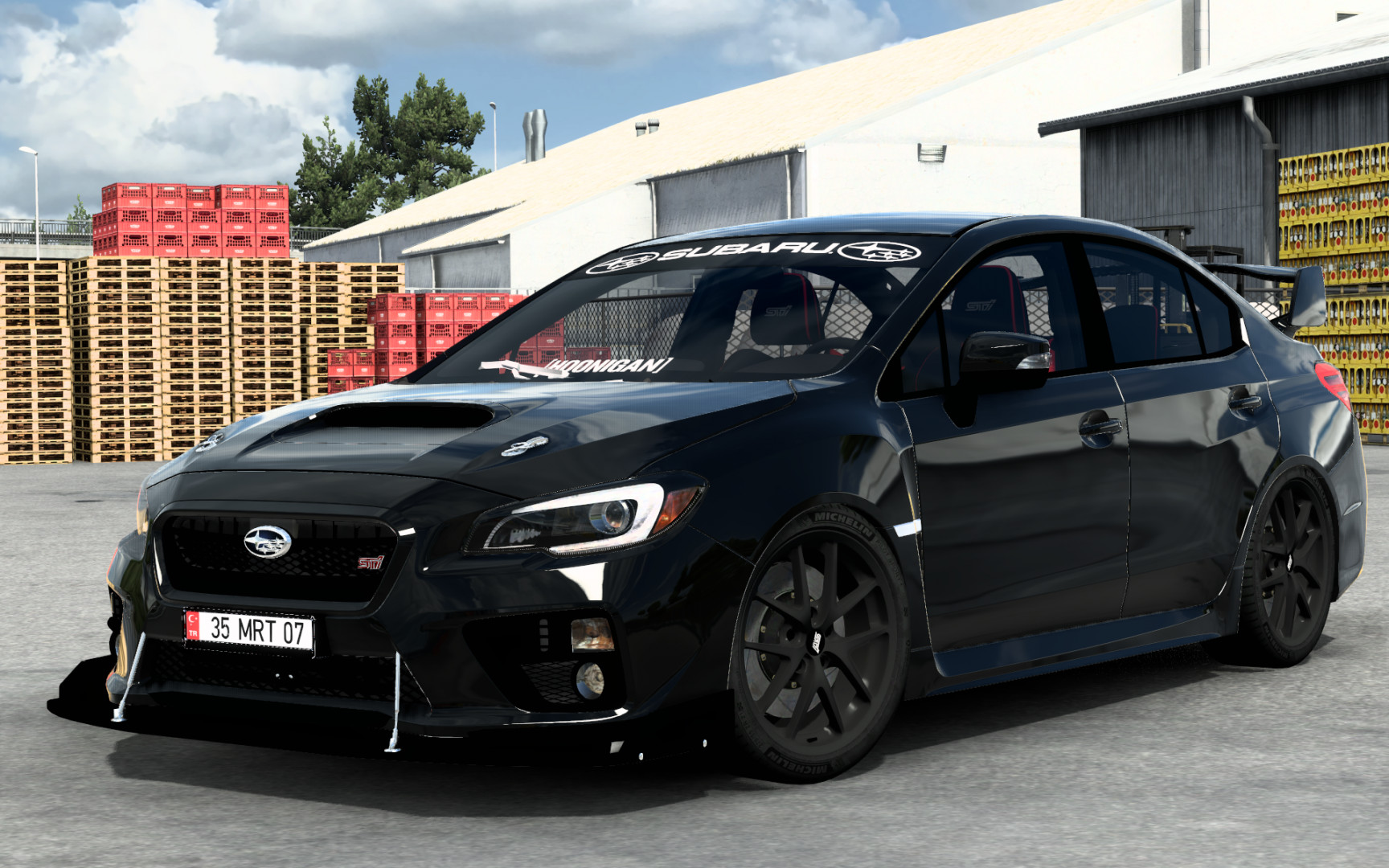 Скачать Euro Truck Simulator 2 "Subaru Impreza WRX STI 2017" [v3.7] - Транспорт