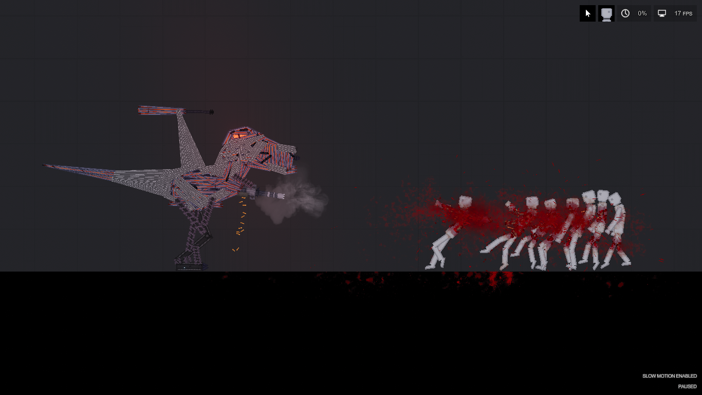 Скачать People Playground "Steel Raptor-модифицированый брат рапторов и ...