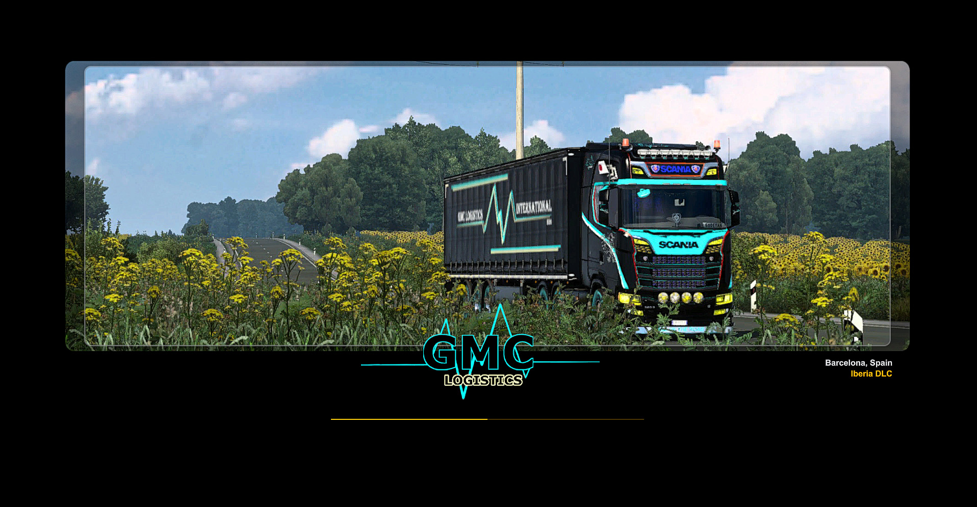 Скачать Euro Truck Simulator 2 "Загрузочные экраны GMC Logistics" [1.45] - Транспорт